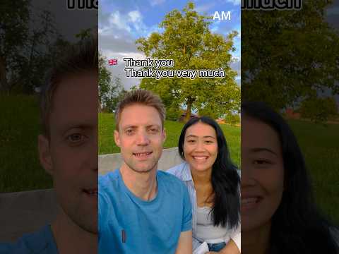 How to Say Thank You in Different Languages? #english #germany #swiss #indonesia #shorts #learning