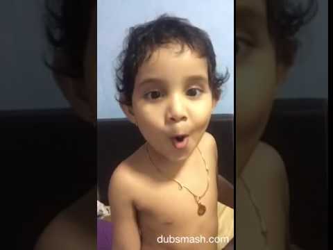 Am I looking cute - Dubsmash video by baby Shrika.