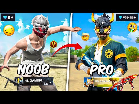 Making My Noob V Badge ID Pro in Free Fire ????????