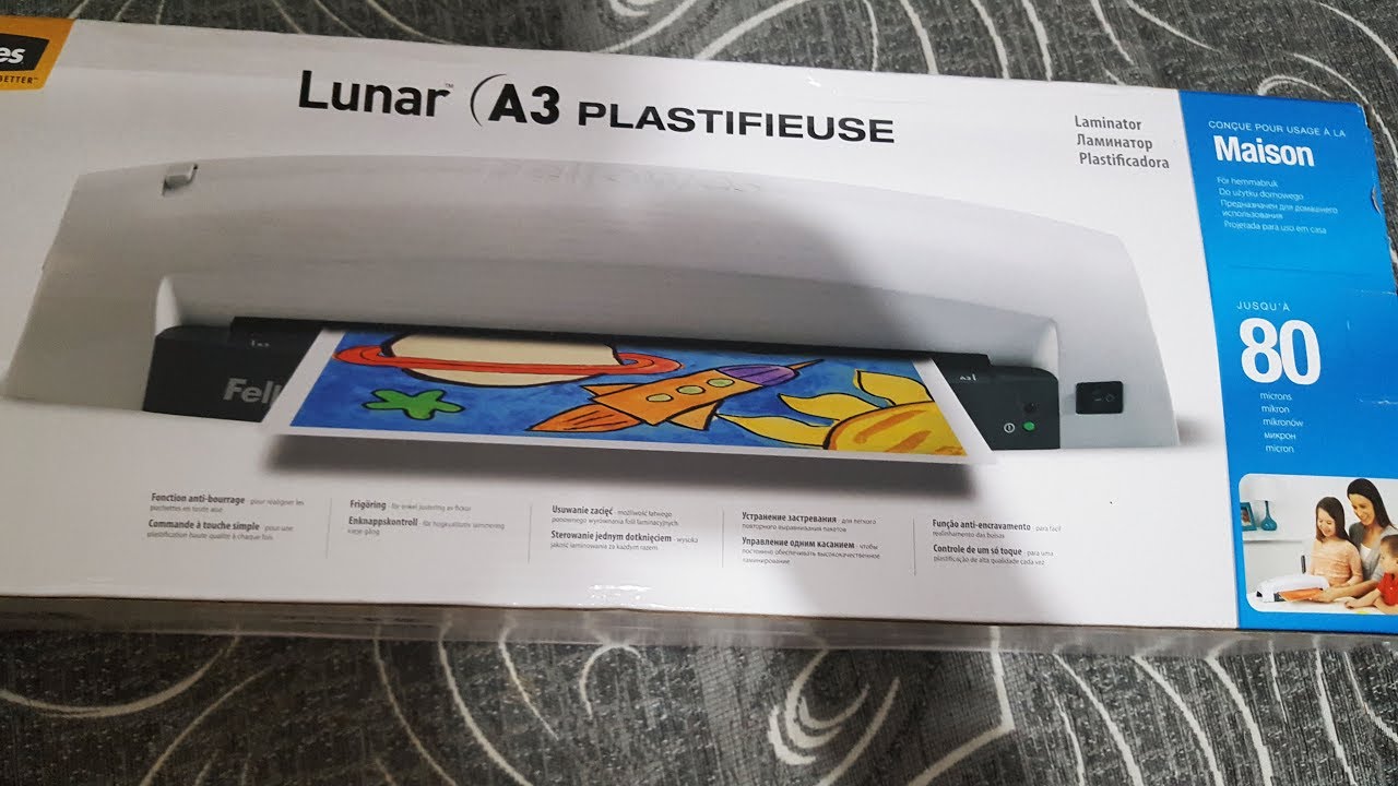 Fellowes Lunar A3 and A4 Personal Laminator - Using and Testing