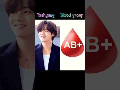 BTS members' real BLOOD GROUP๐ฑโค๏ธ #bts #btsshorts #btsarmy #shorts #shortsfeed #kpop #ot7