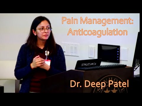 Pain Conference 06 16 25 - Dr Patel discusses anticoagulation