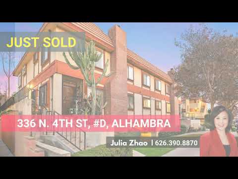 Just Sold | 336 N. 4th St, #D Alhambra, CA 91803