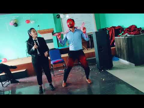 dance by law teacher and student at gyanjyoti college tulsipur.