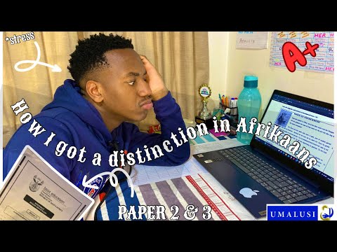 How To Get a Distinction For Afrikaans FAL | paper 2 & 3 advice + study tips + exams || I AM KOKETSO