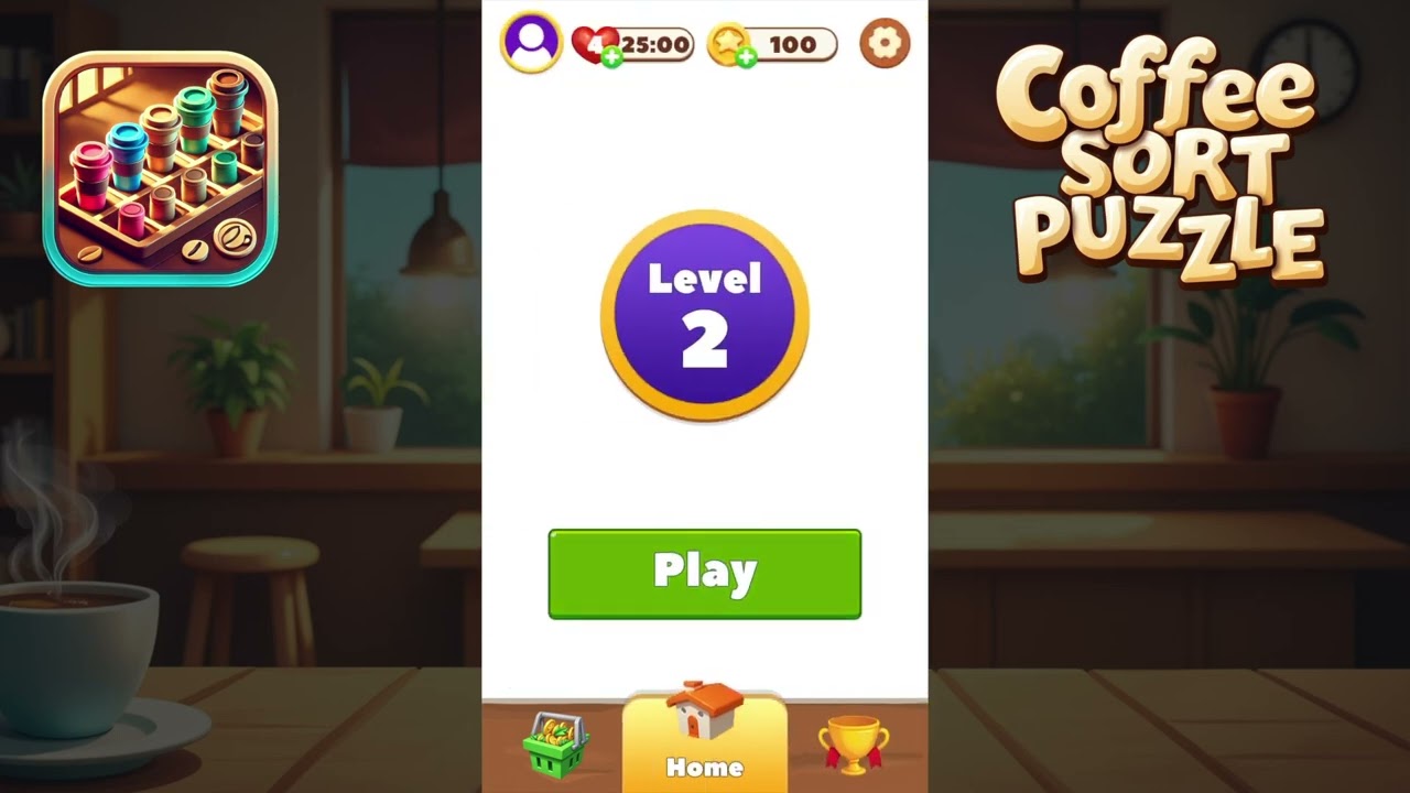 Coffee Sort Puzzle | Color Coffee Jam Unity Game Source Code #unity #unity3d #unitydev