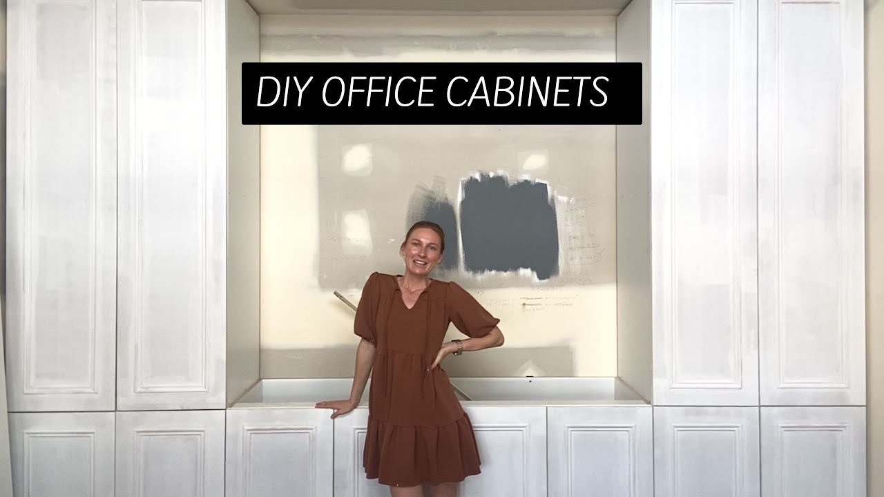 DIY CABINETS for our office | The Eberharts