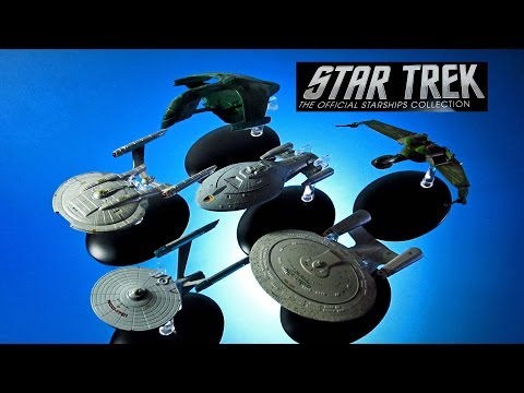 Star Trek Official Starships Collection #1-6 USS Enterprise NCC 1701