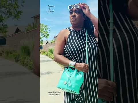 How I Styled It|Dooney & Bourke “Kendall” Drawstring|#dooneyandbourke #handbags #plussizefashion