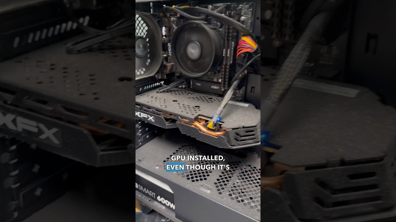 No GPU Installed! #tech #gpu #pcrepair #repair #gamingpc #pcbuild #techtips #computerrepair