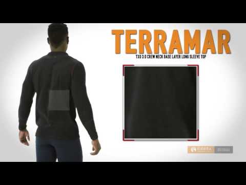 Terramar TXO 3.0 Base Layer Top - UPF 50+, Crew Neck, Long Sleeve (For Men)