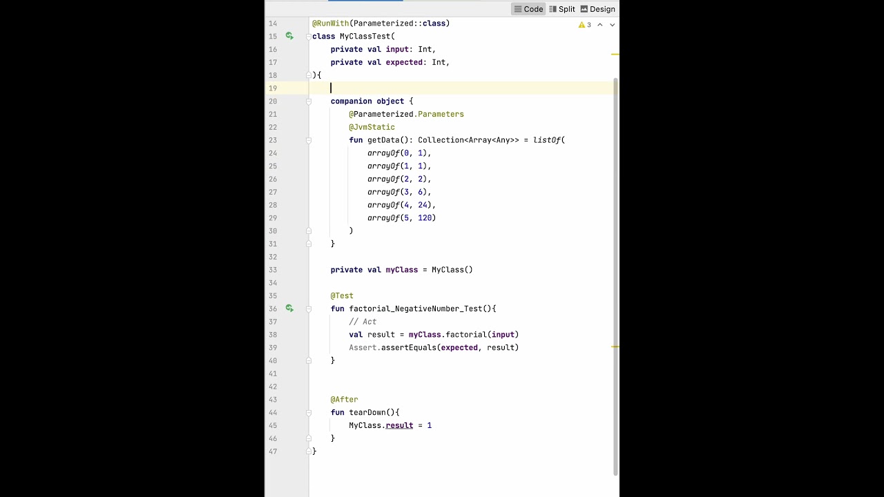 How to create test rule using JUnit Framework in Kotlin Android App.