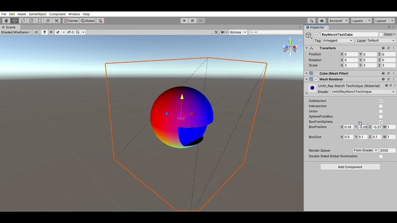 RayMarching Technique using HLSL in Unity