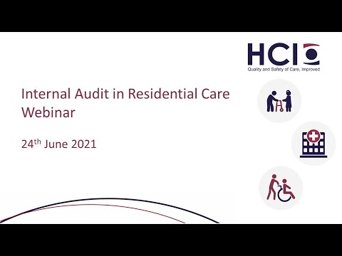Webinar: Internal Quality and Safety Audit for Residential Care
