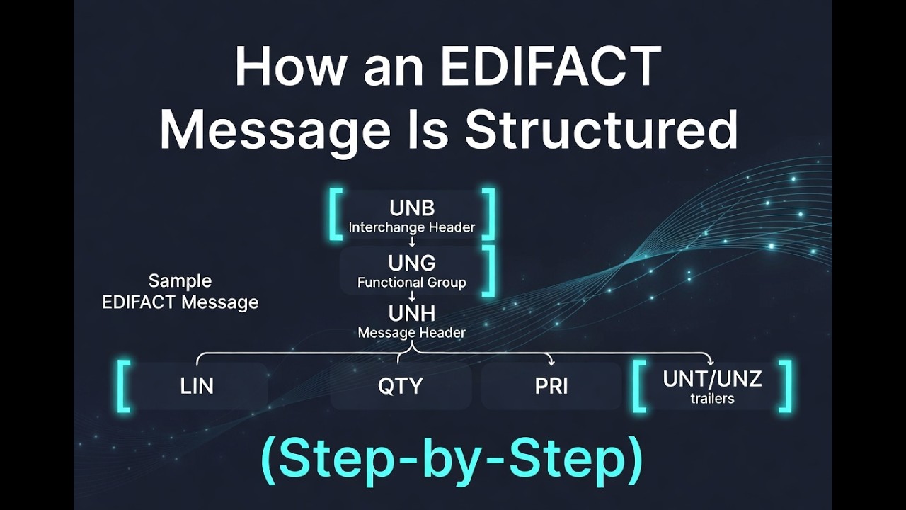 How an EDIFACT Message Is Structured (Step-by-Step)