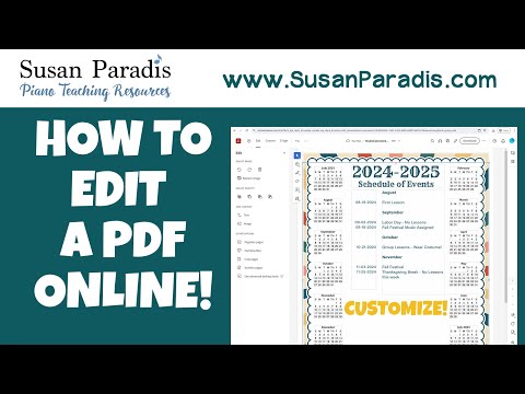 Edit PDFs Online