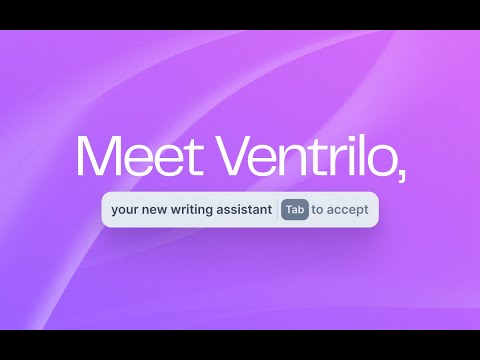 Ventrilo.ai: Instant AI Writing - Chrome Web Store
