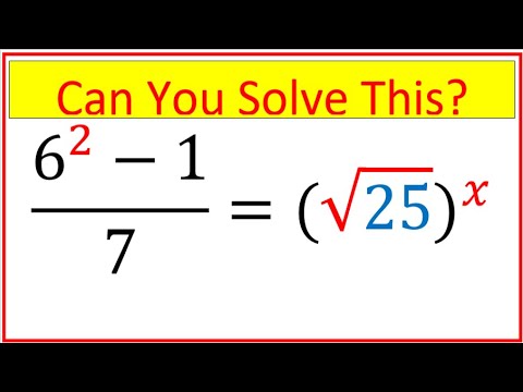 Nice Math Olympiad Equation / Nice Math / Solve the Equation
