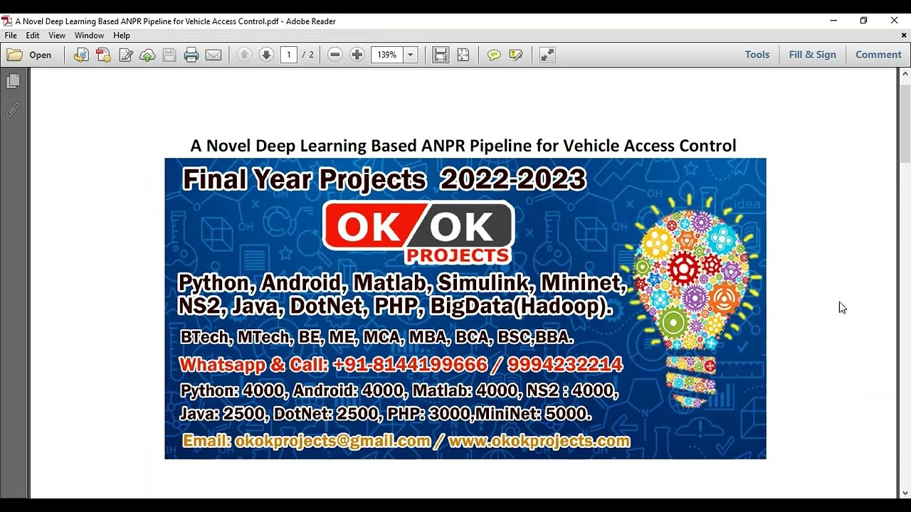 A Novel Deep Learning Based ANPR Pipeline for Vehicle Access Control