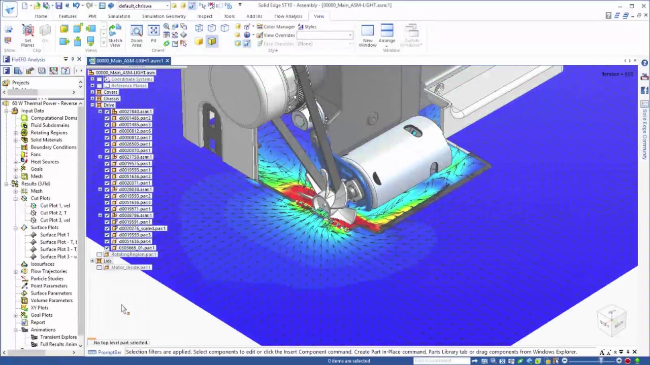 Solid Edge ST10 - Flow Simulation