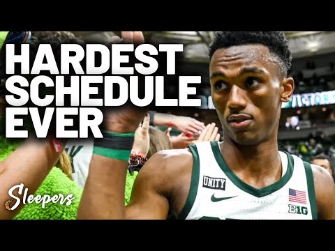 Michigan State has the hardest schedule in college basketball history | The Starting Five: 9-13-22