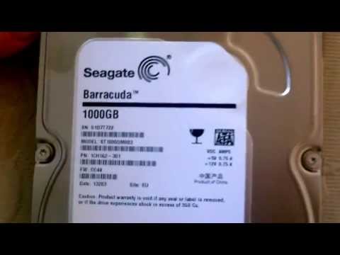 Hard disk drive SEAGATE 1TB for desktop PC.
