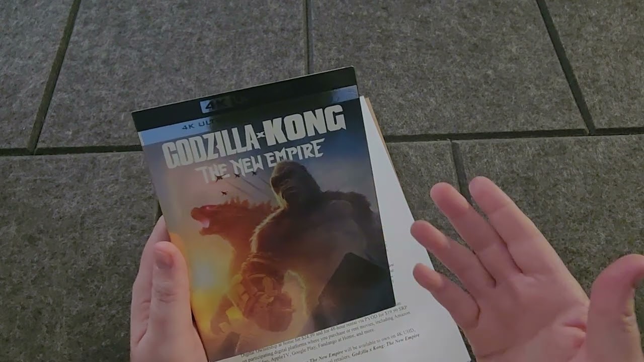 Godzilla X Kong The New Empire 4K UNBOXING from @warnerbrosentertainment