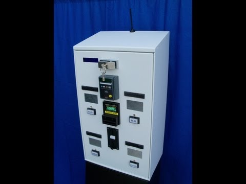Model 5004C Bit-Coin Card or Standard Loyalty Card Vending Machine