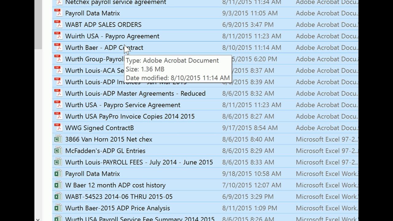 Quickly creating a list of files in a folder
