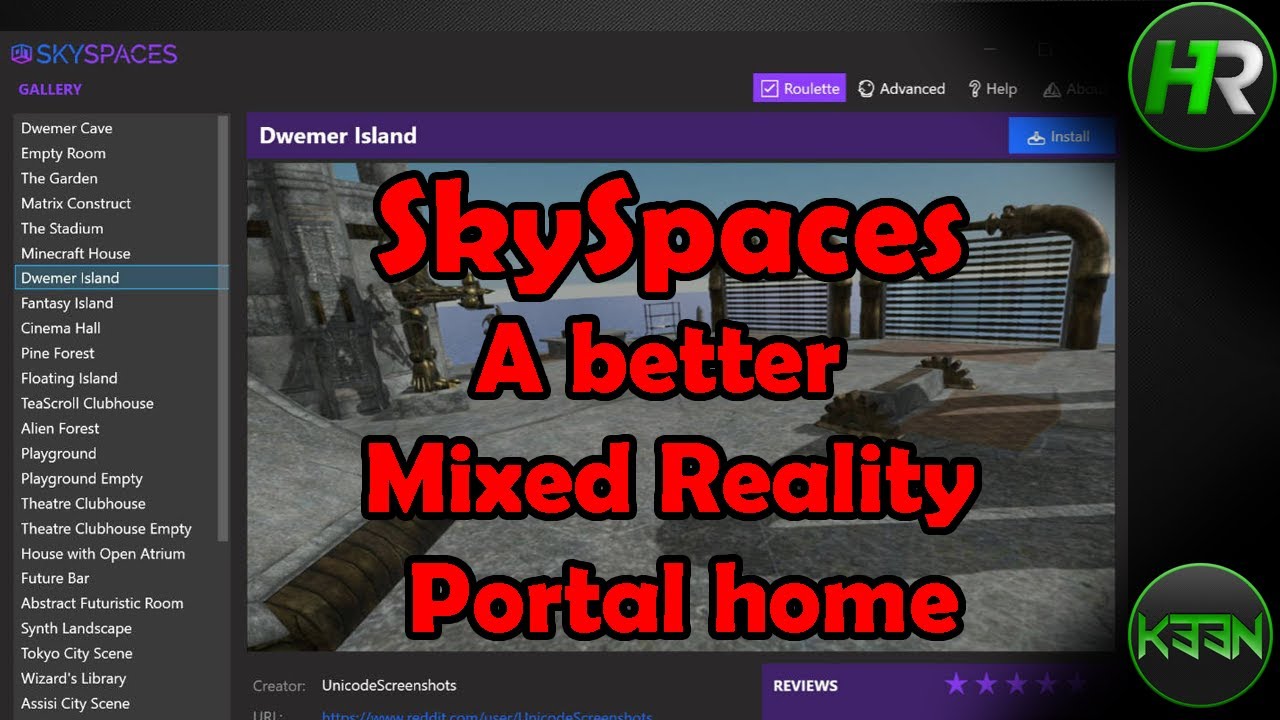 SkySpaces - A better Mixed Reality Portal Home [Install & Setup Guide]