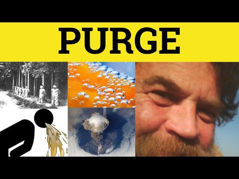 🔵 Purge - Purge Meaning - Purge Examples - GRE 3500 Vocabulary