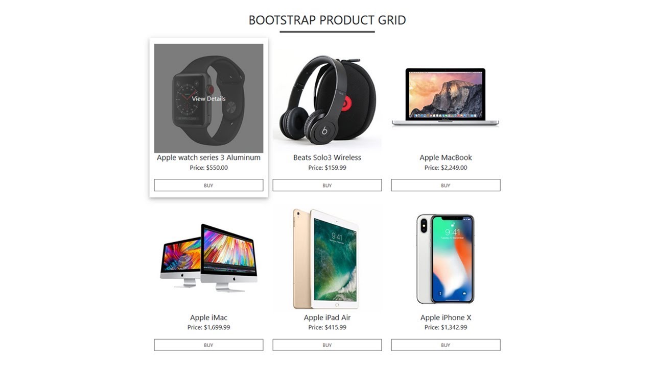 How to Create Bootstrap Product Grid | Free Download Source Code