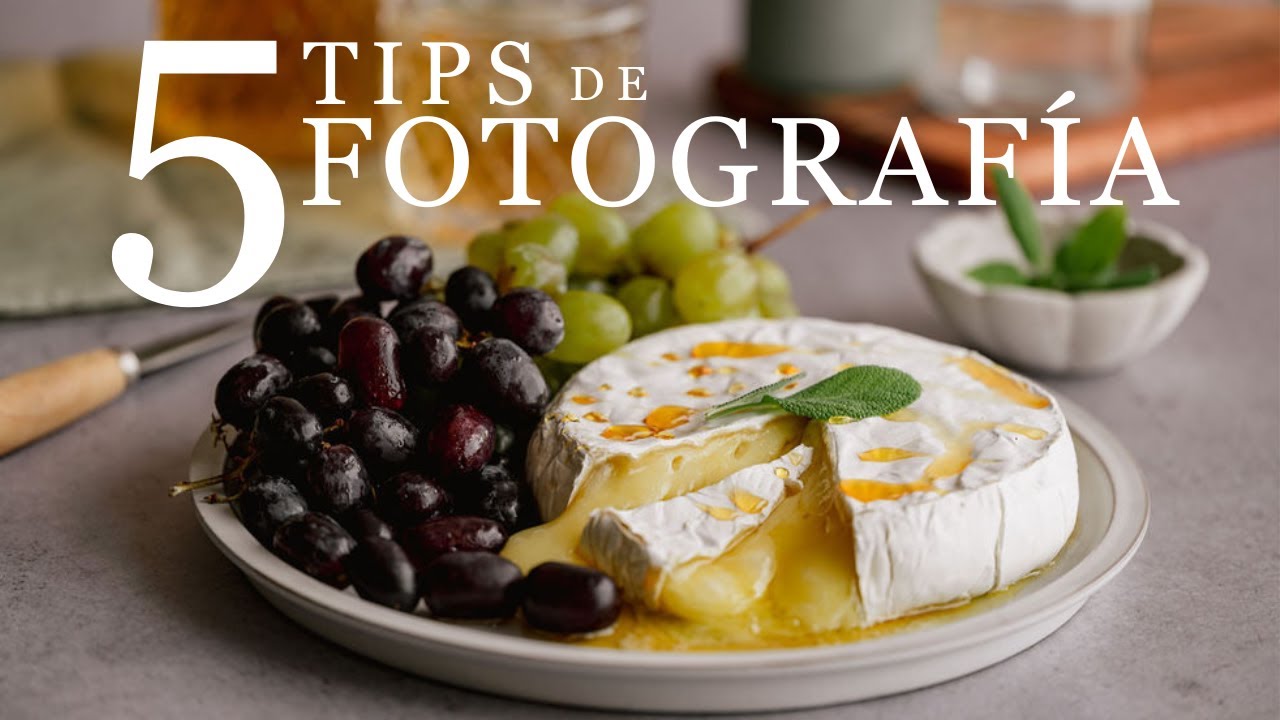 5 Tips de Fotografía de Alimentos en 5 Minutos