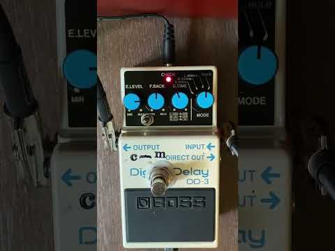 C{M modified Boss DD-3 with lo and high cut mod and infinite | Reverb