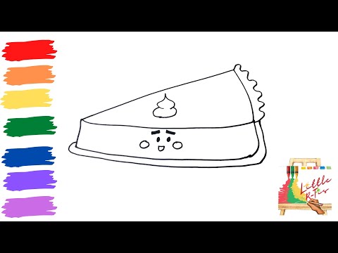 How to Draw a Slice of Pie | Drawing Tutorial
