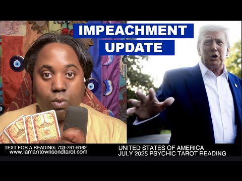PRESIDENT DONALD TRUMP IMPEACHMENT UPDATE 2025 PSYCHIC TAROT READING | IRAN BOMBING, USA DOWNFALL