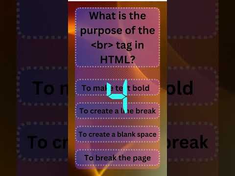 What is the Purpose of the br Tag in HTML? | Line Break Explained #html #csscoding #webdevelop