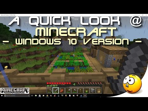 Steam Community :: Video :: A Quick Look @ 'Minecraft - Windows 10 ...