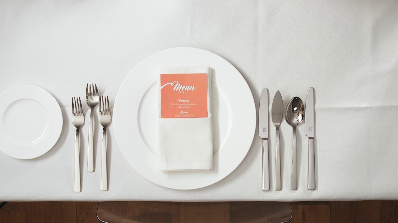 How To Set A Table For A Five Course Meal