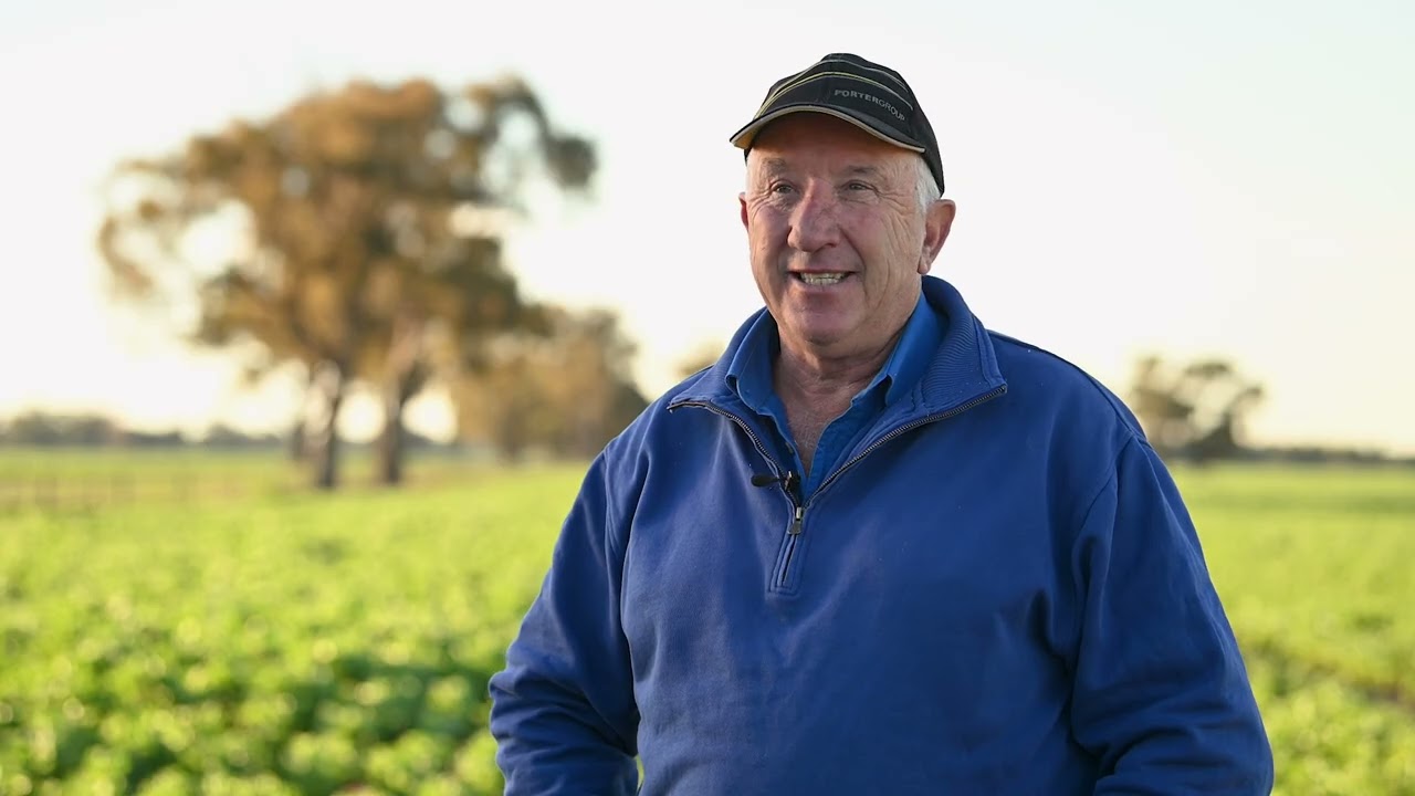 Sowing vetch and wheat in a companion crop — with Tony Ludeman, Waggarandall
