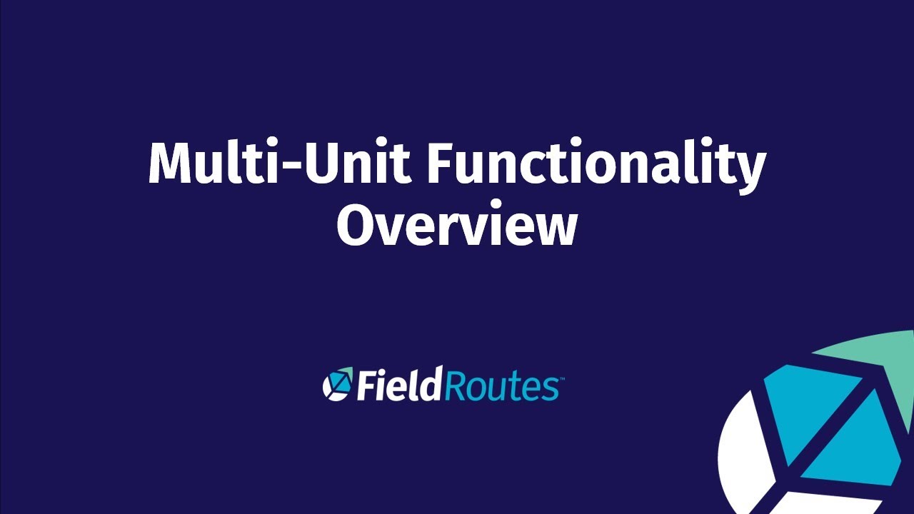 Multi-Unit Functionality Overview