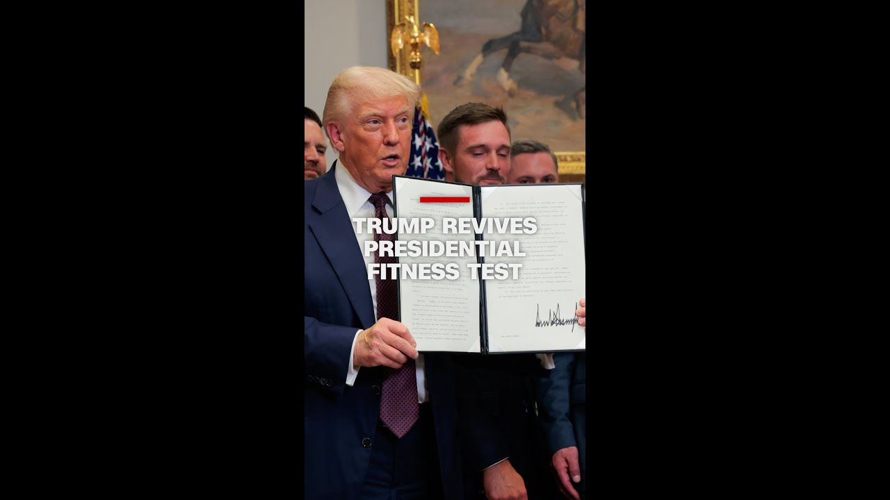 President Trump revives Presidential Fitness. We ran the test