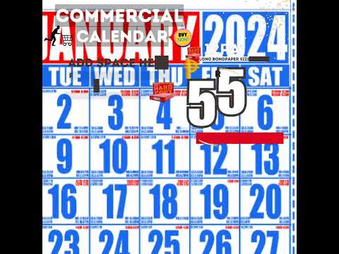 COMMERCIAL CALENDAR 2024