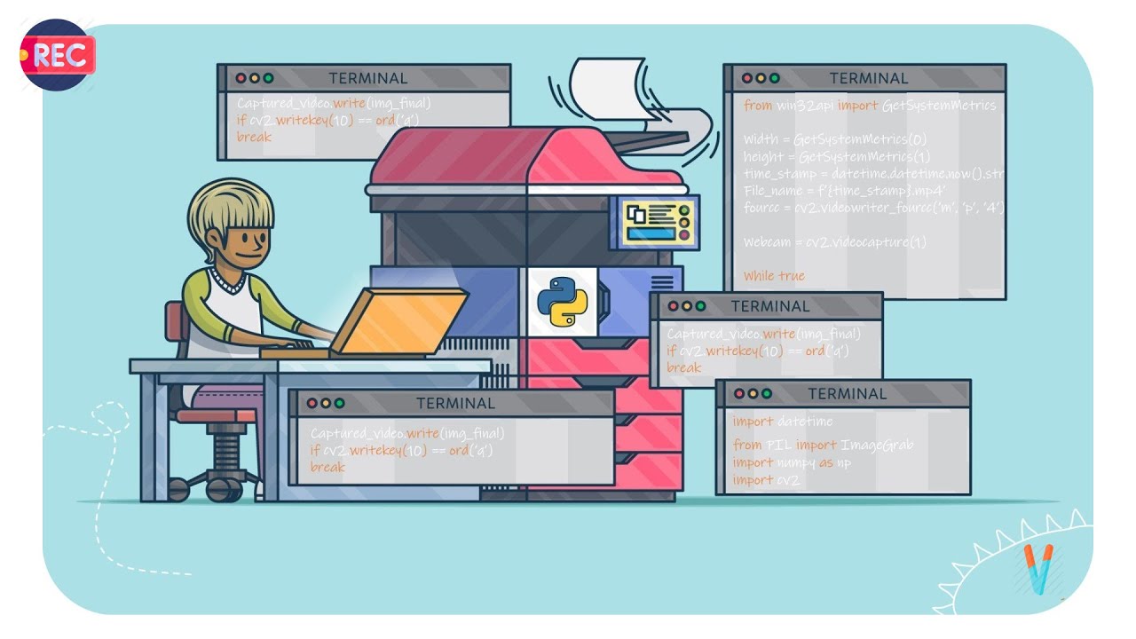 Screen Recorder with Python | Helican Explanations