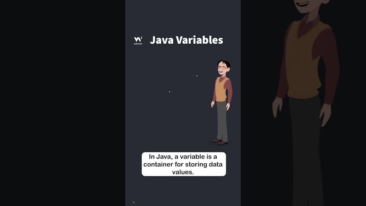 Java Variables - Part 1 - What are Variables? - #w3schools #java #programming