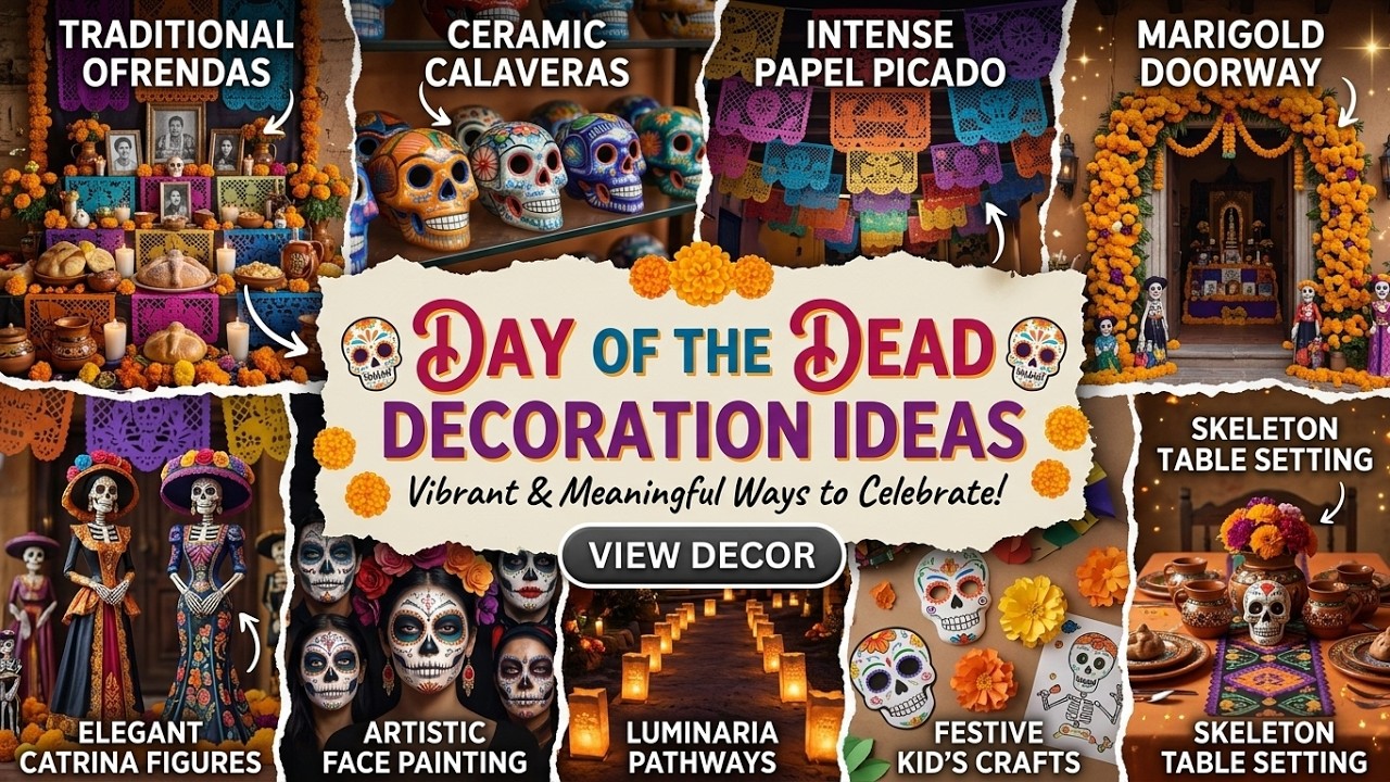 Honor Traditions in Style! 💀 Day of the Dead Decoration Ideas 2026 with DIY Altar Decor