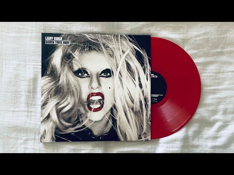 Lady Gaga - Born This Way (UO Limited Red Opaque Vinyl) [Unboxing]