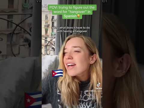 POV: trying to figure out how to say “hangover” in Spanish😂