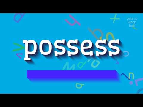 HOW TO PRONOUNCE POSSESS? #possess