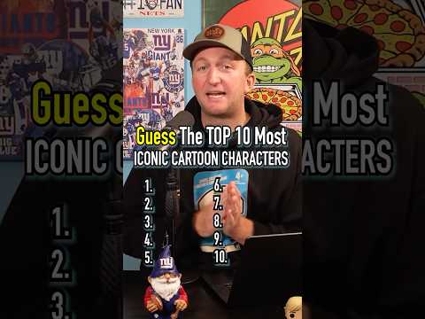 Guess The Top 10 Most Iconic Cartoon Characters! #shorts #top10 #cartoon #character #top10
